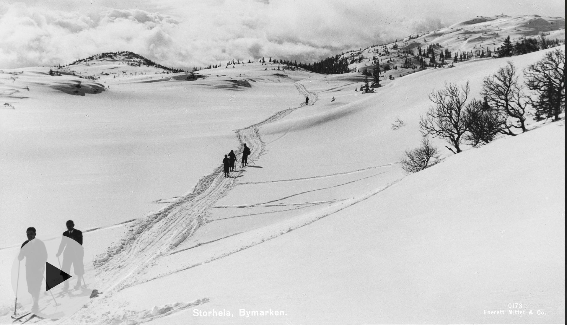 Vinter i Bymarka | Nasjonalbiblioteket